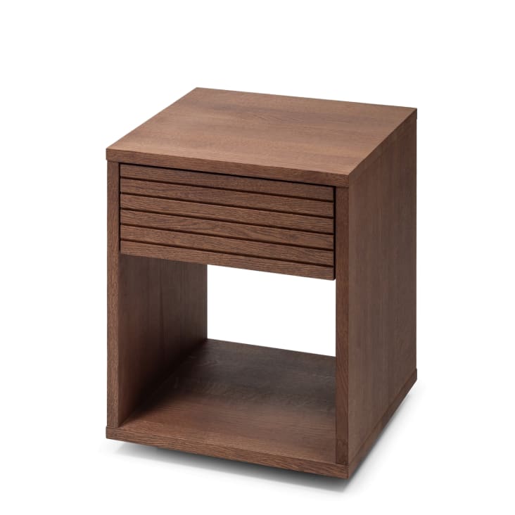 Schwebender Nachttisch in Eiche und Bernsteinfarbe Emma | Maisons du Monde