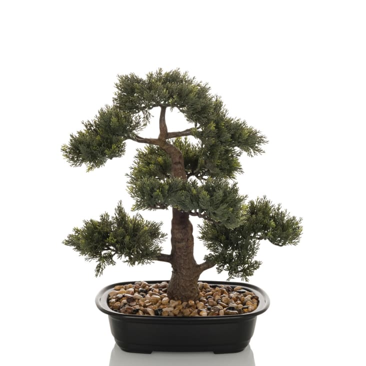 Planta artificial plástico verde alt. 44.00 Bonsai | Maisons du Monde