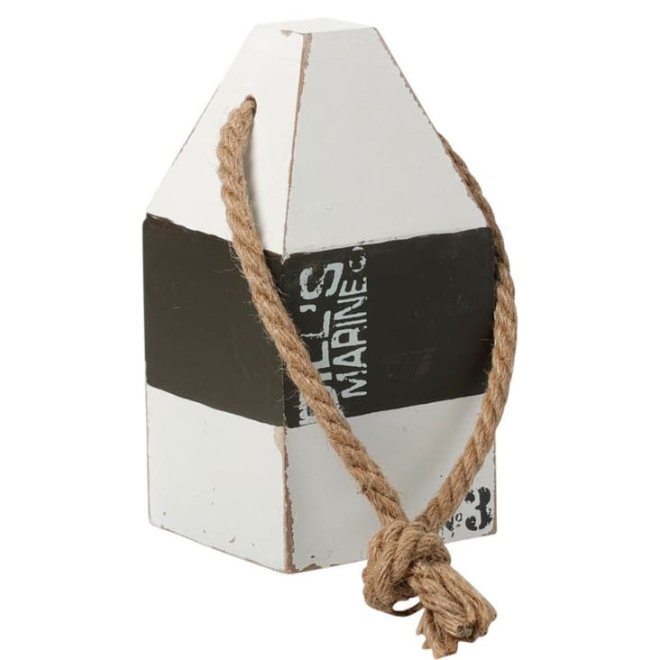 Cale-porte bois et corde 9x9x18cm | Maisons du Monde