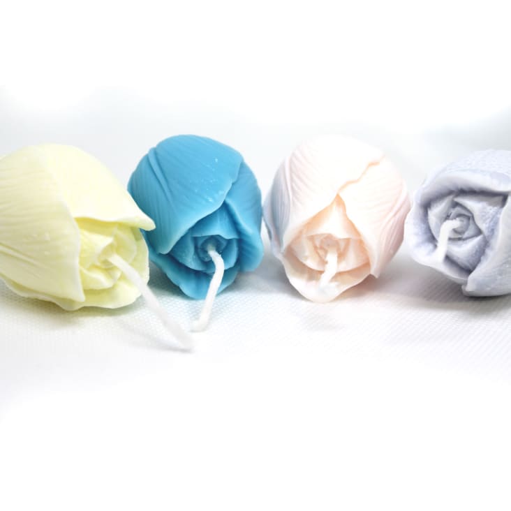 Set di 6 candele Fiore azzurro Alt.4 | Maisons du Monde