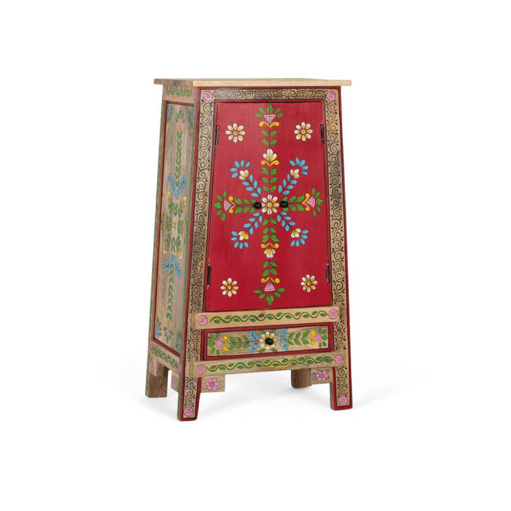 Mobile realizzato in legno di mango e MDF e dipinto a mano | Maisons du ...