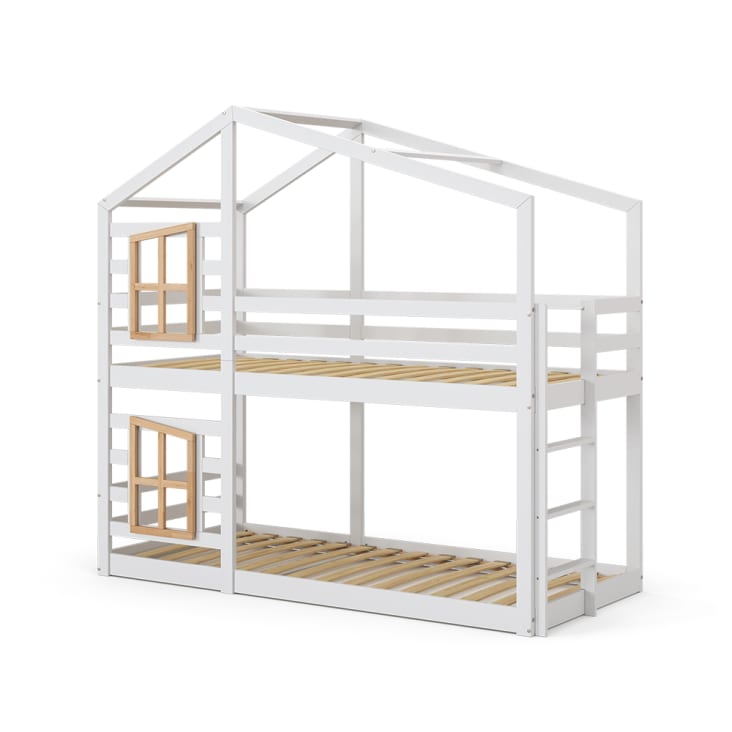 Lit superposé , Blanc 208 x 195cm | Maisons du Monde