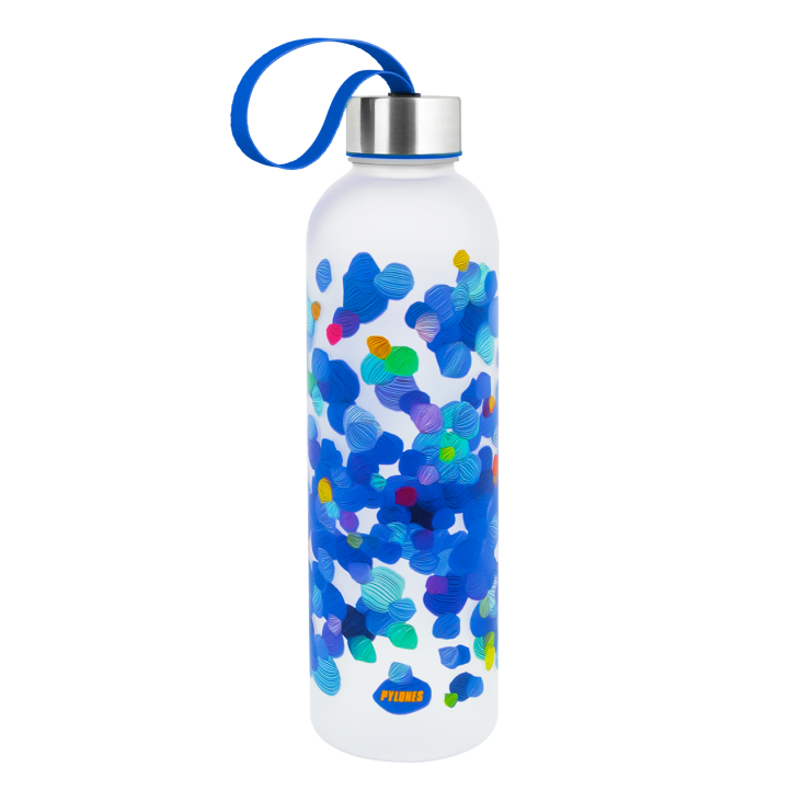 Gourde 80 cl bleu Tritan 25 x 7 x 7 cm Happyglou large | Maisons du Monde