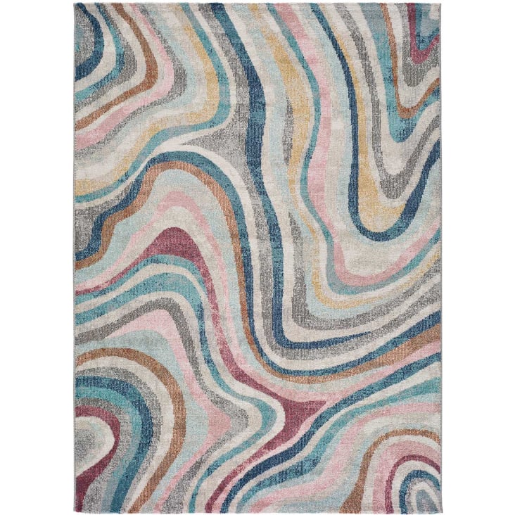 Tapis abstrait multicolore 200 x 290 cm Parma | Maisons du Monde