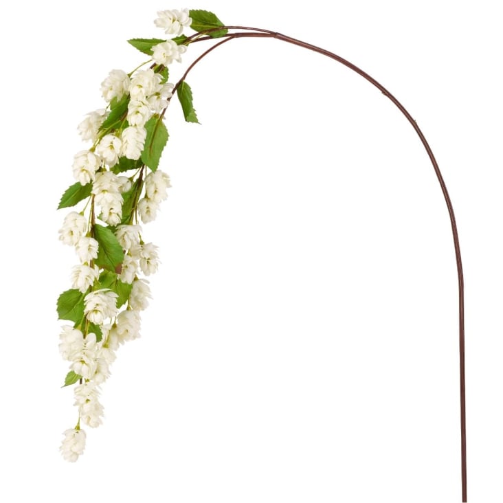 Stelo di luppolo pendente artificiale bianco H129 | Maisons du Monde