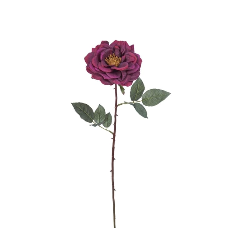 Tallo de rosa abierta artificial roja h64 Sophie | Maisons du Monde