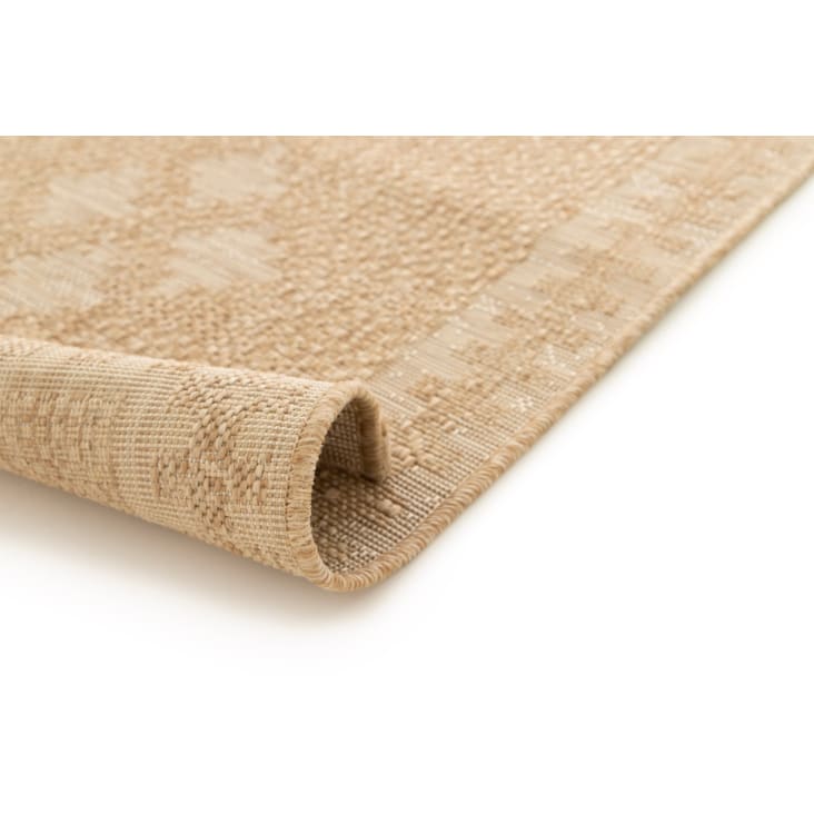 Tapis design aspect jute intérieur extérieur beige Arid | Maisons du Monde