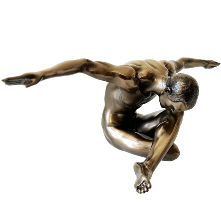 Statuette en résine homme nu XXL 137 cm | Maisons du Monde