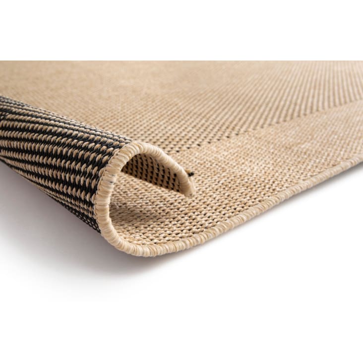 Tapis design intérieur extérieur facile d'entretien marron 200x290 cm ...