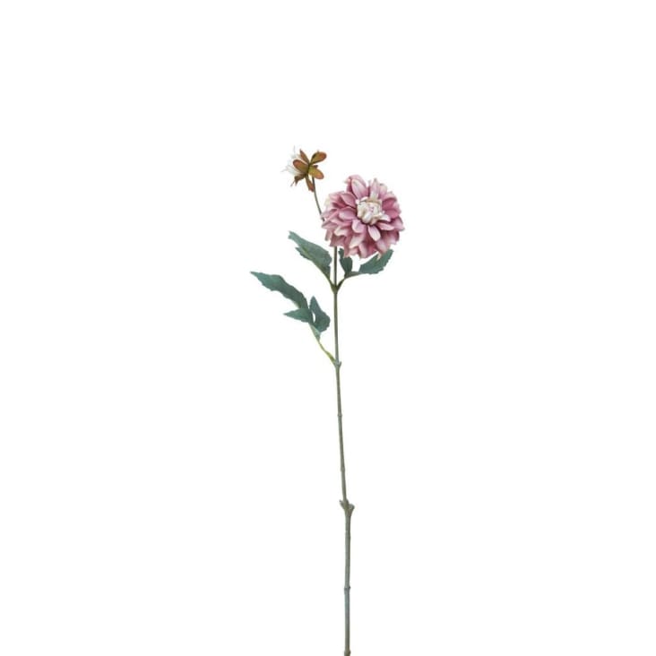 Tallo de dalia artificial con capullo rosa y amarillo h64 Waterlily ...