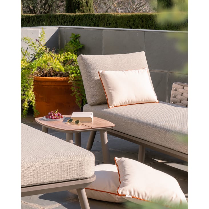Modularer Gartentisch, Holzimitation, taupe Matilda | Maisons du Monde