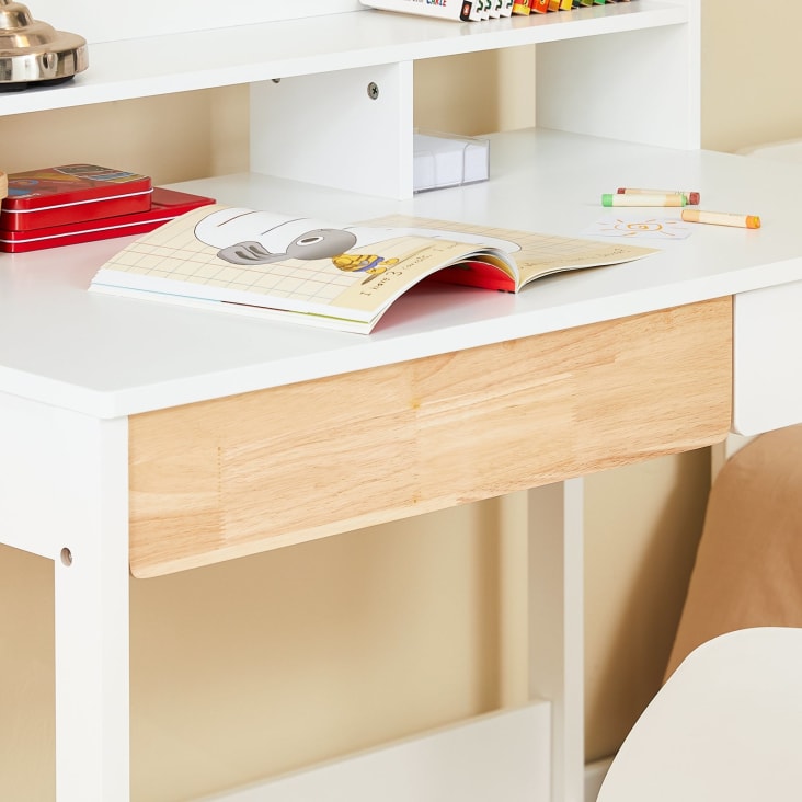 Schreibtisch Computertisch Bürotisch Arbeitstisch für aus MDF(E1) Weiß ...