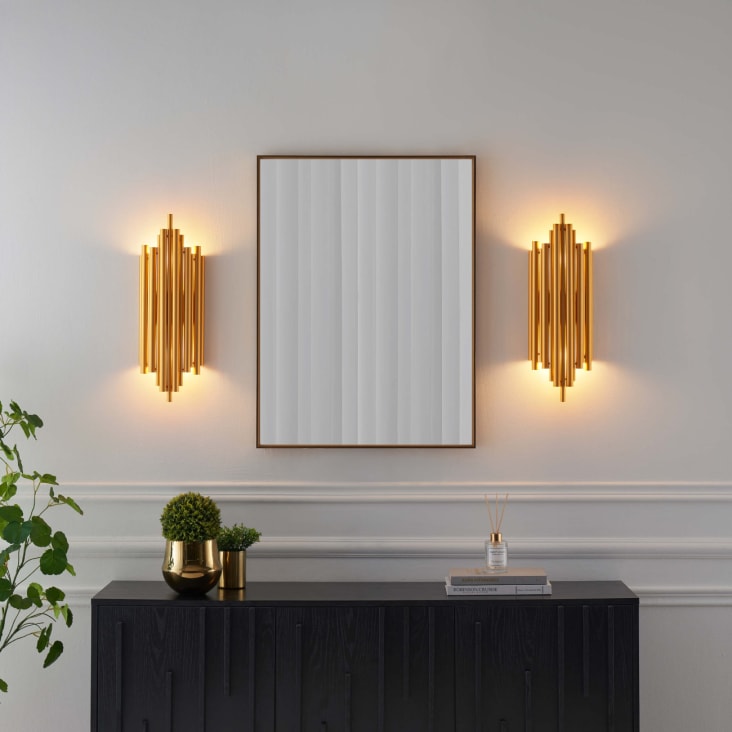 Applique en aluminium Doré / Laiton 50 cm Rosela | Maisons du Monde