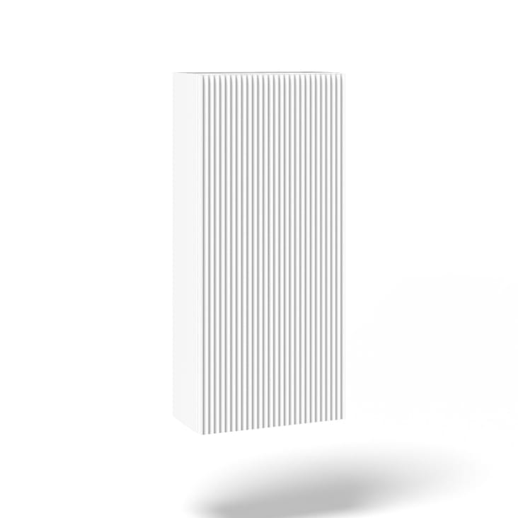 Armario de baño de pared en mdf blanco mate Venere | Maisons du Monde