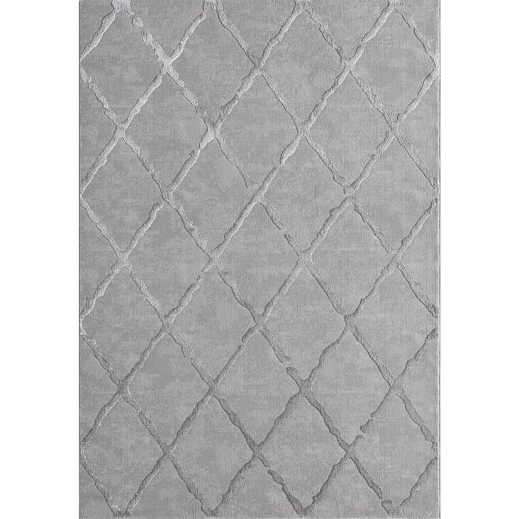 Moderner Teppich, Soft-Touch Flor, Grau, 80 x 300 cm Knight | Maisons ...