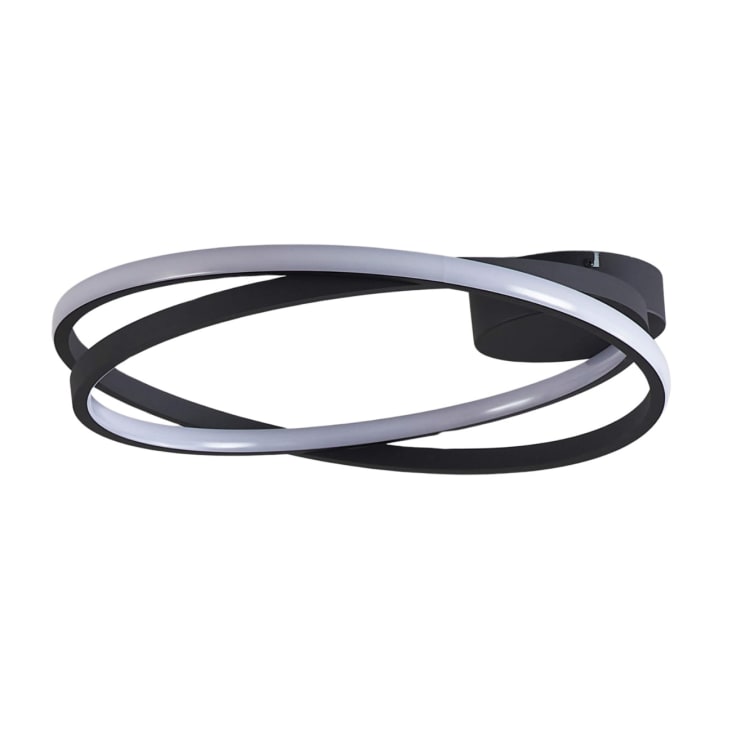 Plafonnier en aluminium, fer et pvc Noir 50.8 cm Unity | Maisons du Monde