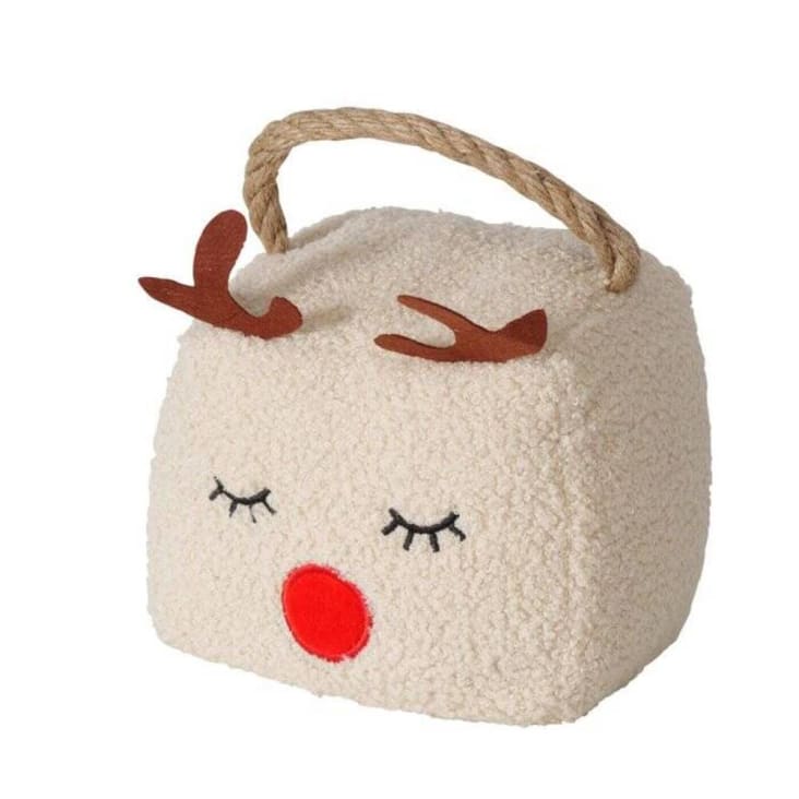 Türstopper aus Plüsch, 17 x 17 cm, beige Eleah | Maisons du Monde