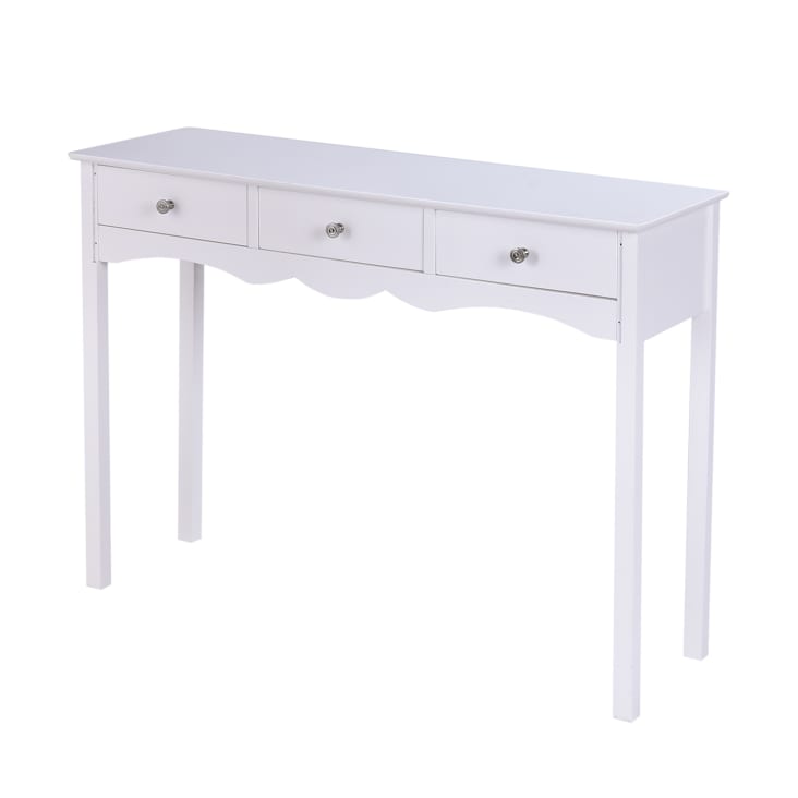 Table console avec 3 tiroirs 100 x 32 x 75cm | Maisons du Monde