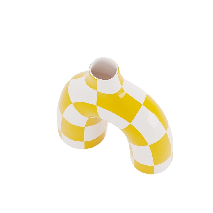 Vase art moderne à damier Phoenix | Maisons du Monde