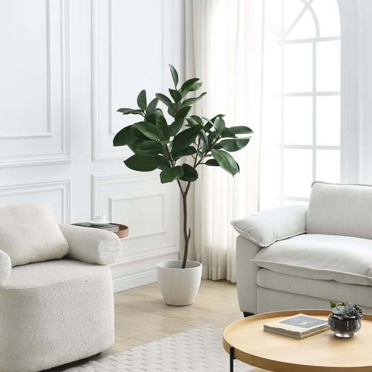 Ficus en maceta artificial verde h165 | Maisons du Monde