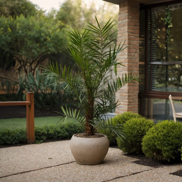 Palmier Dattier nain , Phoenix roebelenii, 80cm | Maisons du Monde