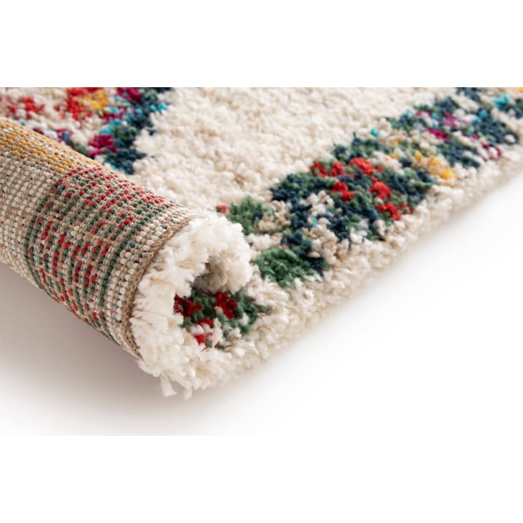 Tapis shaggy design doux et volumineux de style ethnique 120x170 Sirocco | Maisons du Monde