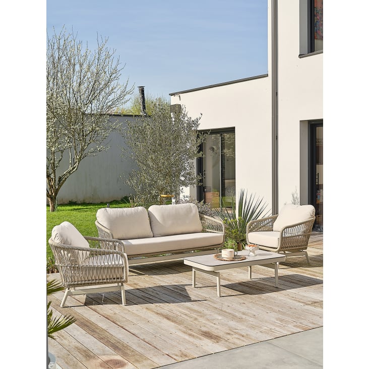 Salon bas de jardin 5 places - Grège Dylis | Maisons du Monde