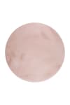 Tappeto tondo taftato pelo raso (15mm) bianco 80 D Villa rosso ...