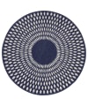 tapis rond, motif moderne et design ton sur ton, crème Ø160cm Spiratri ...