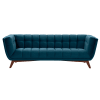 3-Sitzer-Sofa mit Stoffbezug und Metallfüßen, Beige Soft | Maisons du Monde