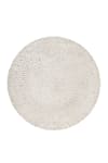 Tappeto tondo tinta unita bianco beige 100% materiale riciclato 200 D ...
