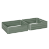 Orto rialzato a 3 livelli per piante da giardino in legno Outsunny ...