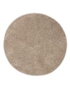 Tappeto tondo taftato pelo raso (15mm) bianco 80 D VILLA ROSSO ...