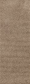 Tappeto tinta unita bianco beige 100% materiale riciclato 80x400 Yogi ...