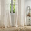 Rideau beige 240x140cm Polka dots | Maisons du Monde