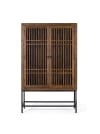 Buffet armoire 2 portes en MDF imprimé forestier HENDRICK | Maisons du ...