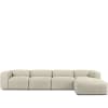 3-Sitzer-Ecksofa aus Stoff, braun MAX | Maisons du Monde