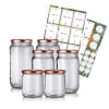 Bocal cuisine rectangulaire en plastique avec bouchon bambou - 1L ...