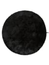 Tappeto tondo taftato pelo raso (15mm) bianco 80 D Villa rosso ...