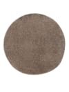 Tappeto tondo tinta unita bianco beige 100% materiale riciclato 200 D ...
