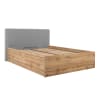 Bett mit Bettkasten 140x200cm Holzoptik Edwin | Maisons du Monde