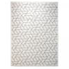 Tapis moderne à motif croisillons en relief brun 190x290 Media ...