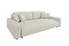 Sofa mit Schlaffunktion und Chenille-Bezug, cremeweiß Rane | Maisons du ...