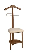 Chaise-valet de nuit en bois de hêtre naturel 105x45x41 cm Sedie ...