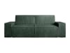 Canapé fixe velours 3 places vert sapin Amelia | Maisons du Monde