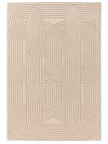 Tapis moderne tufté main en laine Rouge 120x170 cm Crook | Maisons du Monde