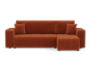Canapé d'angle convertible 3 places beige Scarlo l | Maisons du Monde
