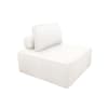 Méridienne pour canapé modulable professionnel en tissu recyclé beige ...