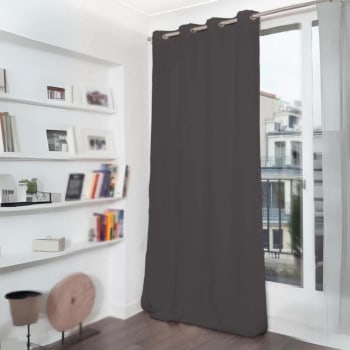 Rideau thermique aspect velours 140x260cm Rouge GALENA | Maisons du Monde