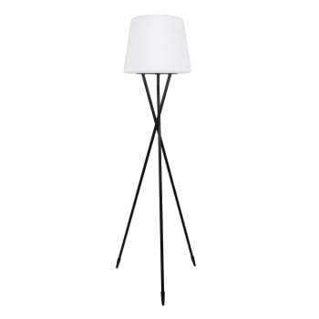 Lampadaire solaire Metal Gris H176cm Rayglow | Maisons du Monde